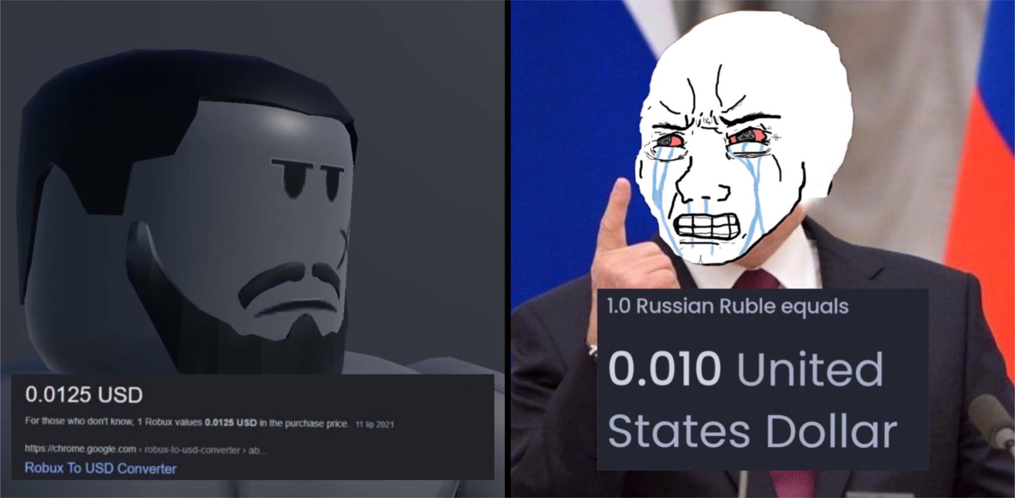 Russian Ruble Meme 2022 Russian Rubles Crash Know Your Meme