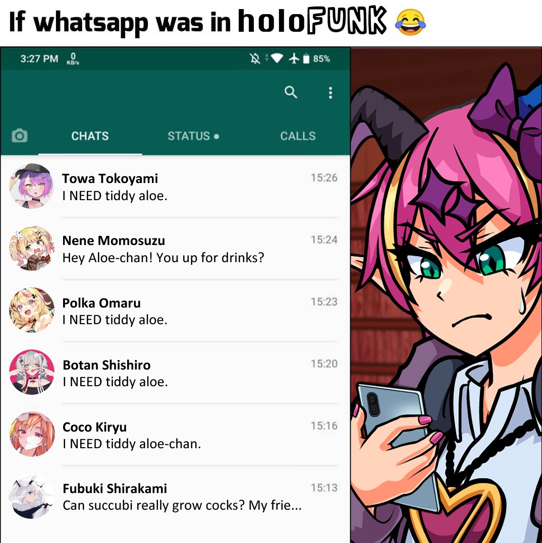 If WhatsApp Was In HoloFunk If WhatsApp Was In X I NEED Cock 