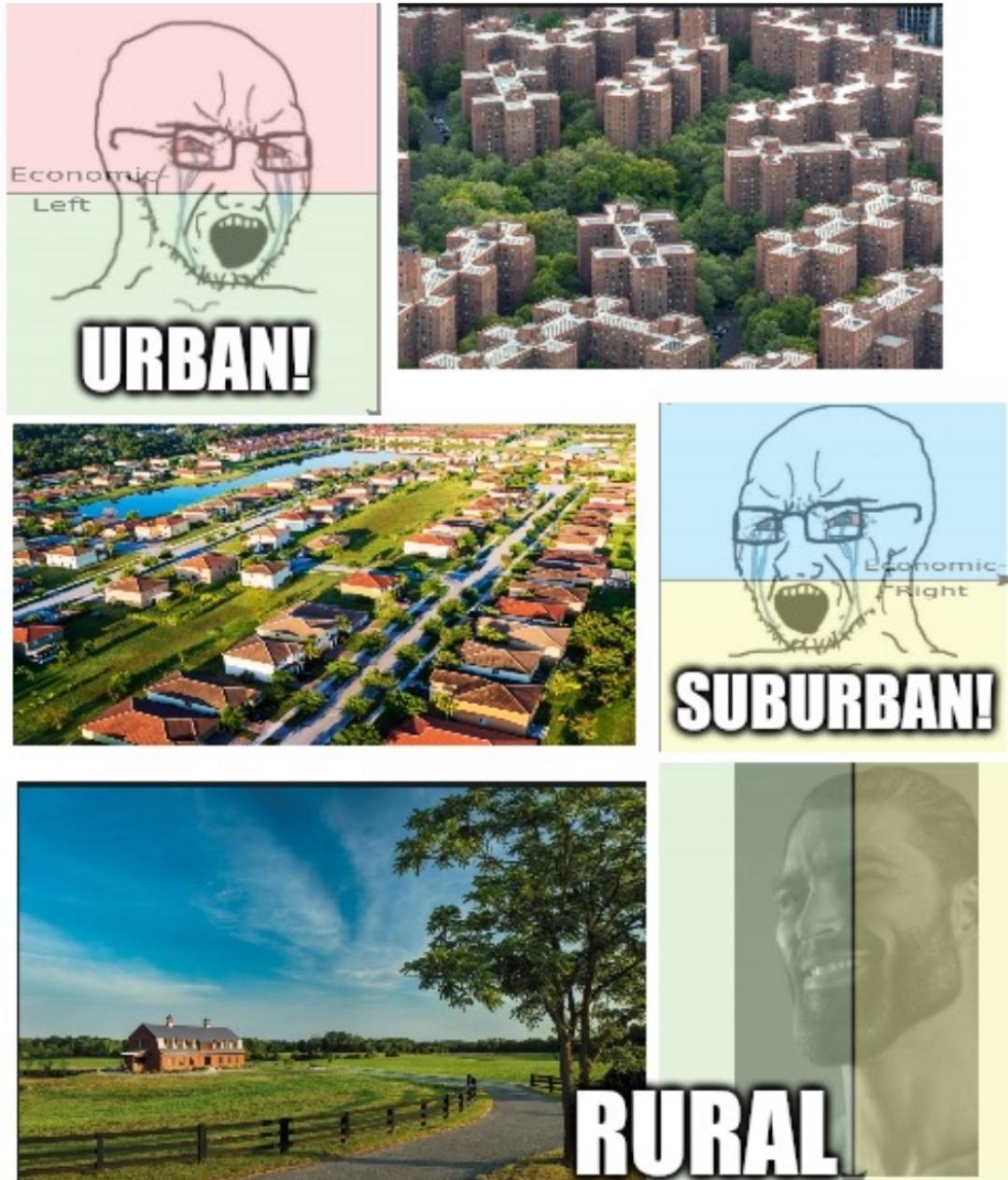 Saw the cityslickers arguing over their preferred copypasta homes. Chad ...