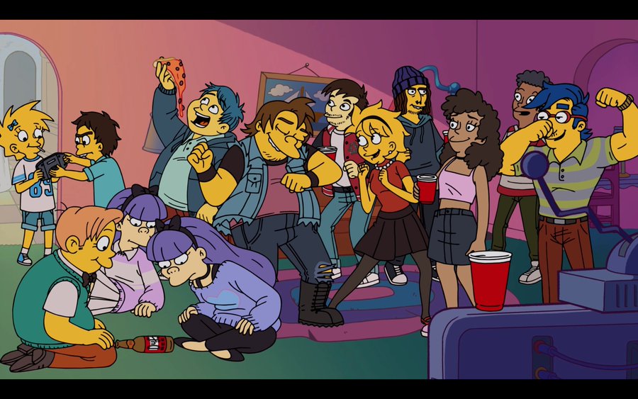 The Simpsons made an intro inspired by the art of a fan. | Know Your Meme