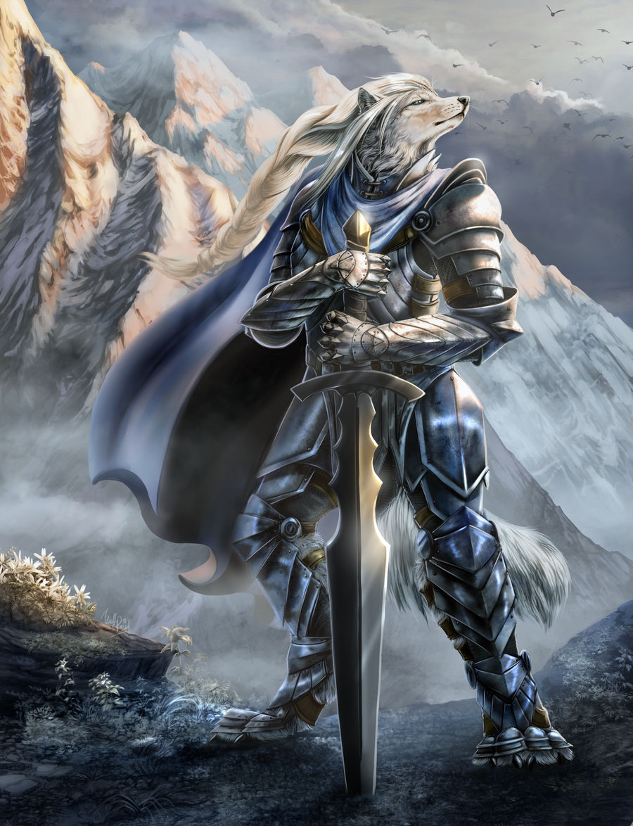 Wolf With Sword Meme Emo Wolf Lobos Con Frases Sitting Wolf 