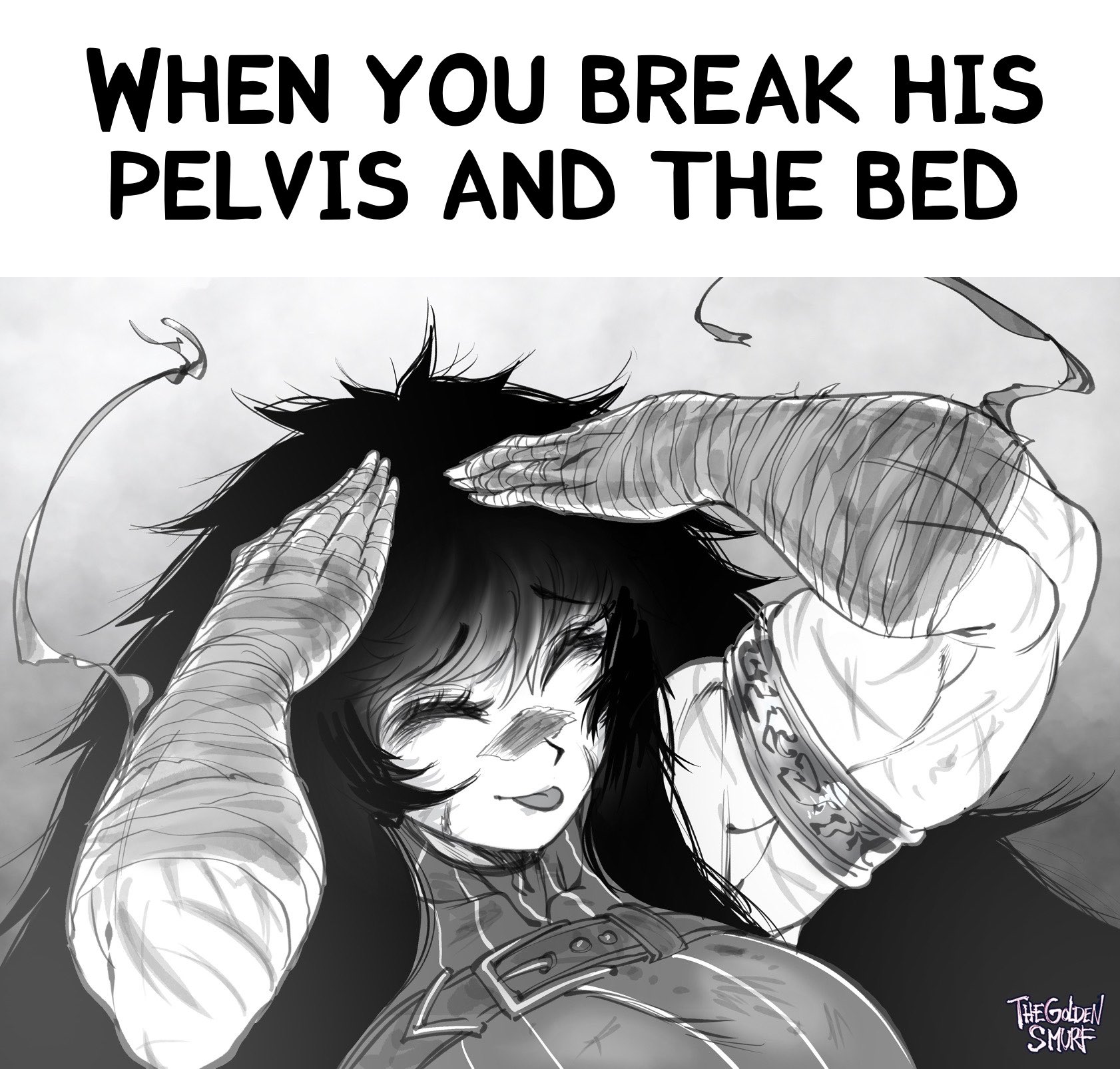 When You Break His Pelvis And The Bed Know Your Meme