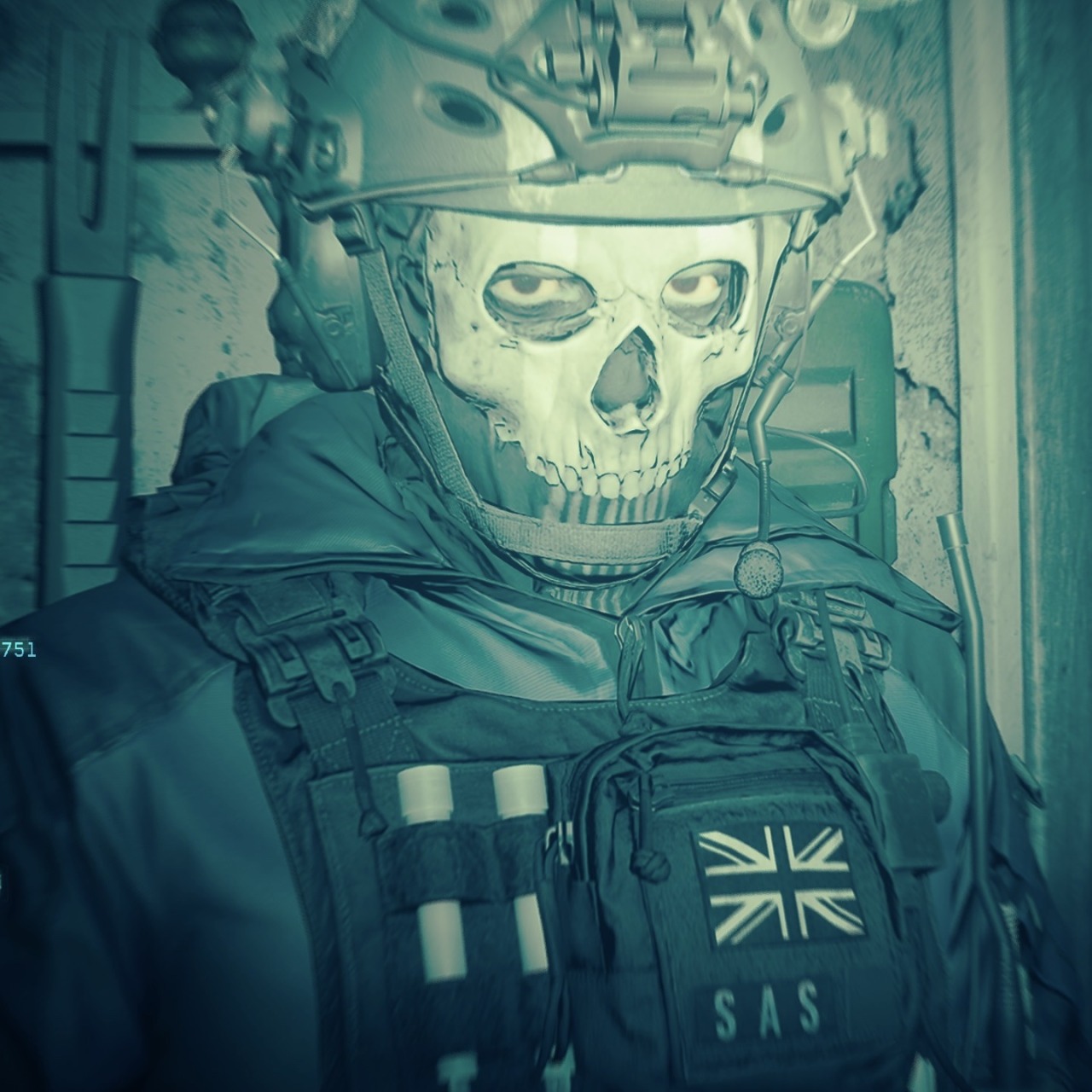 y Ghost Gaze Reaction Image Ghost Staring Ghost Gaze MW2 