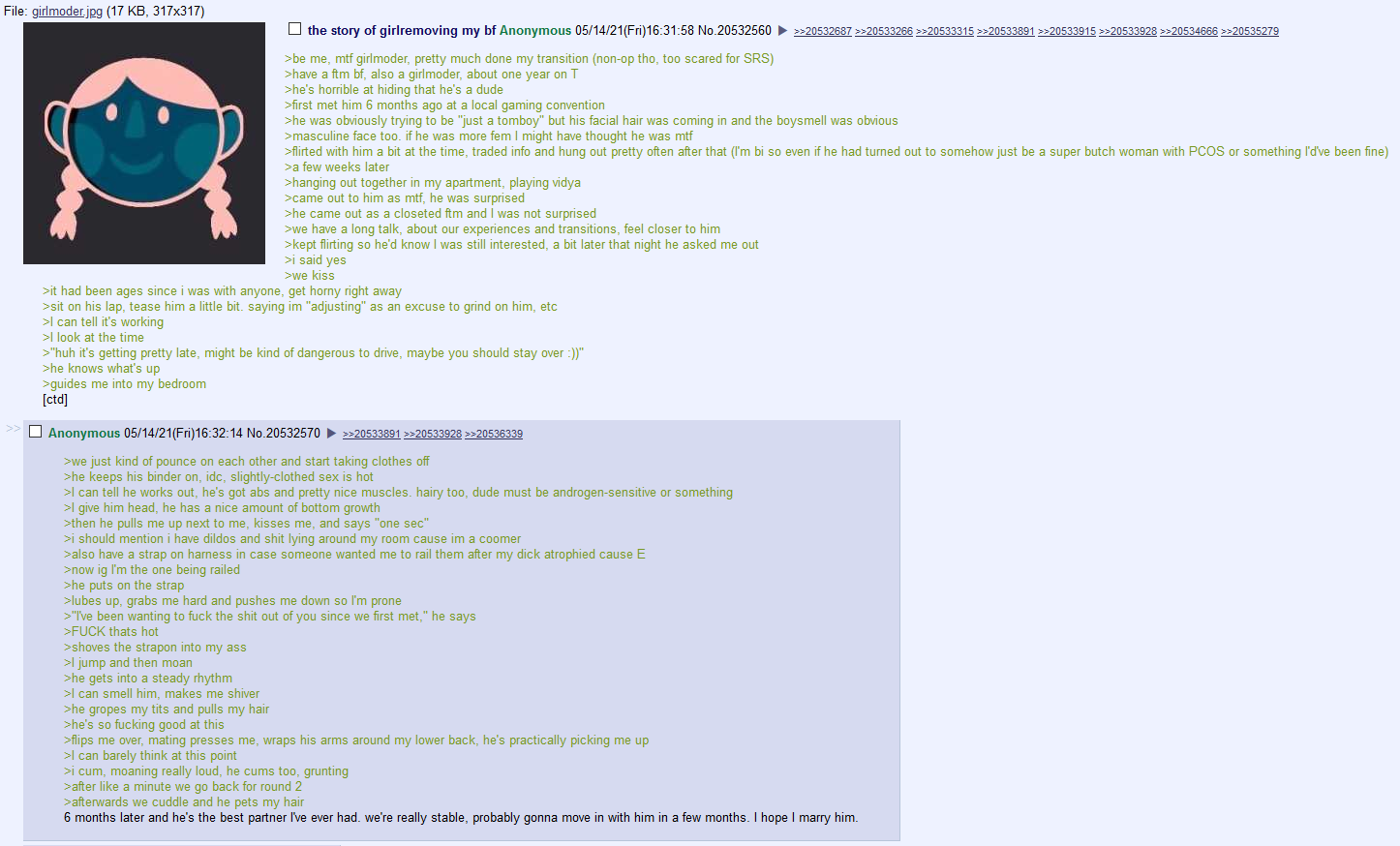 Anon's "story of girlremoving my bf" | Boymoder | Know Your Meme