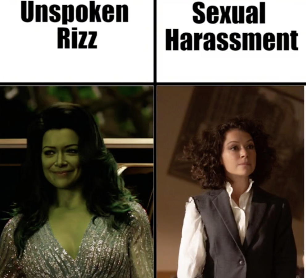 Unspoken Rizz Vs ual Harassment Memel Unspoken Rizz Vs ual 