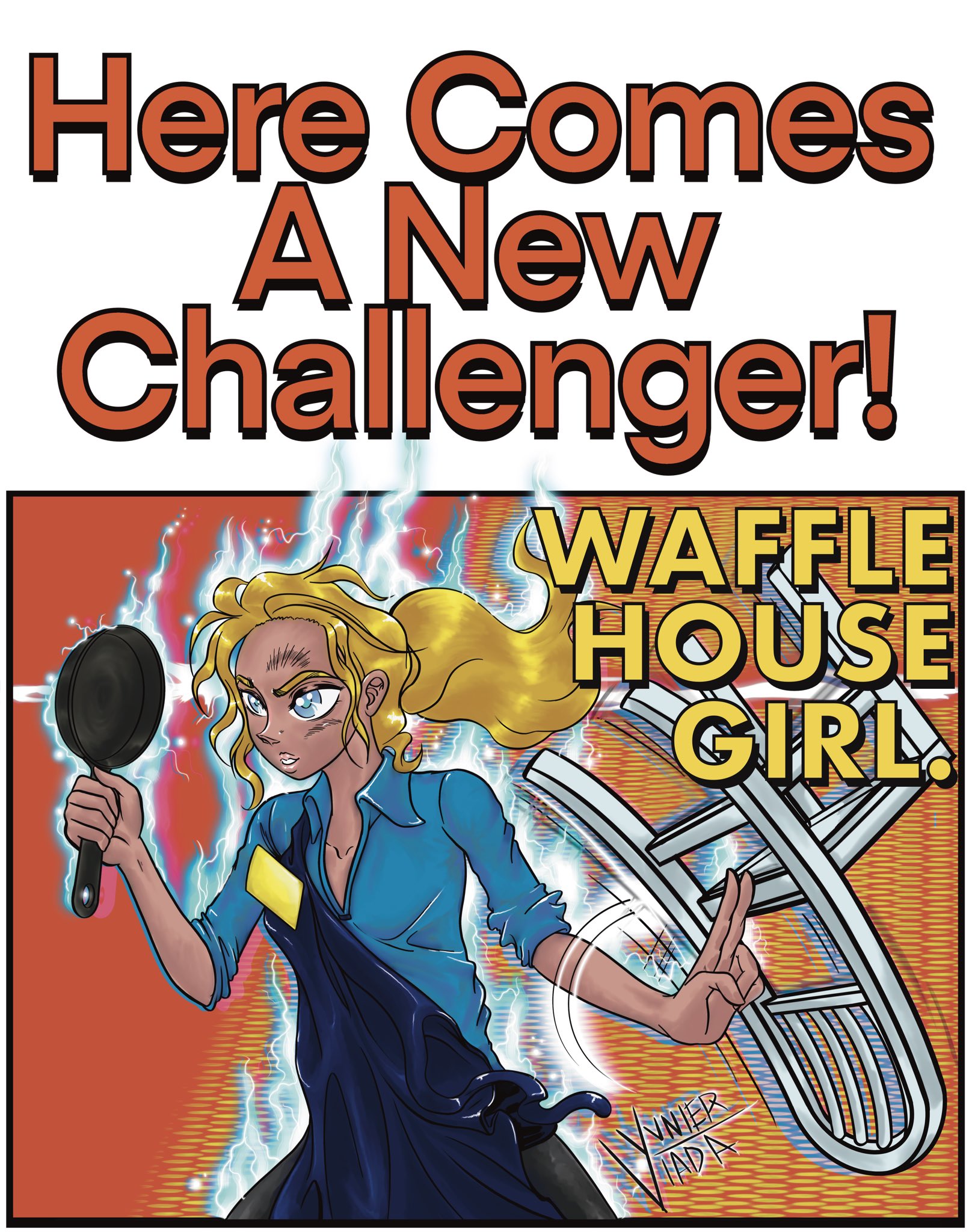 A New Challenger Approaches Waffle House Wendy Waffle House Chair 