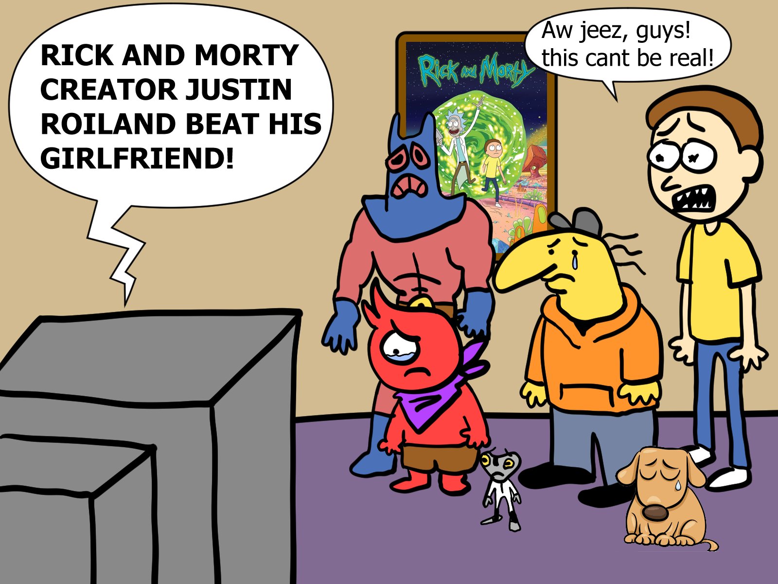 Aw Jeez, Guys! This Can't Be Real! | Justin Roiland Domestic Violence ...