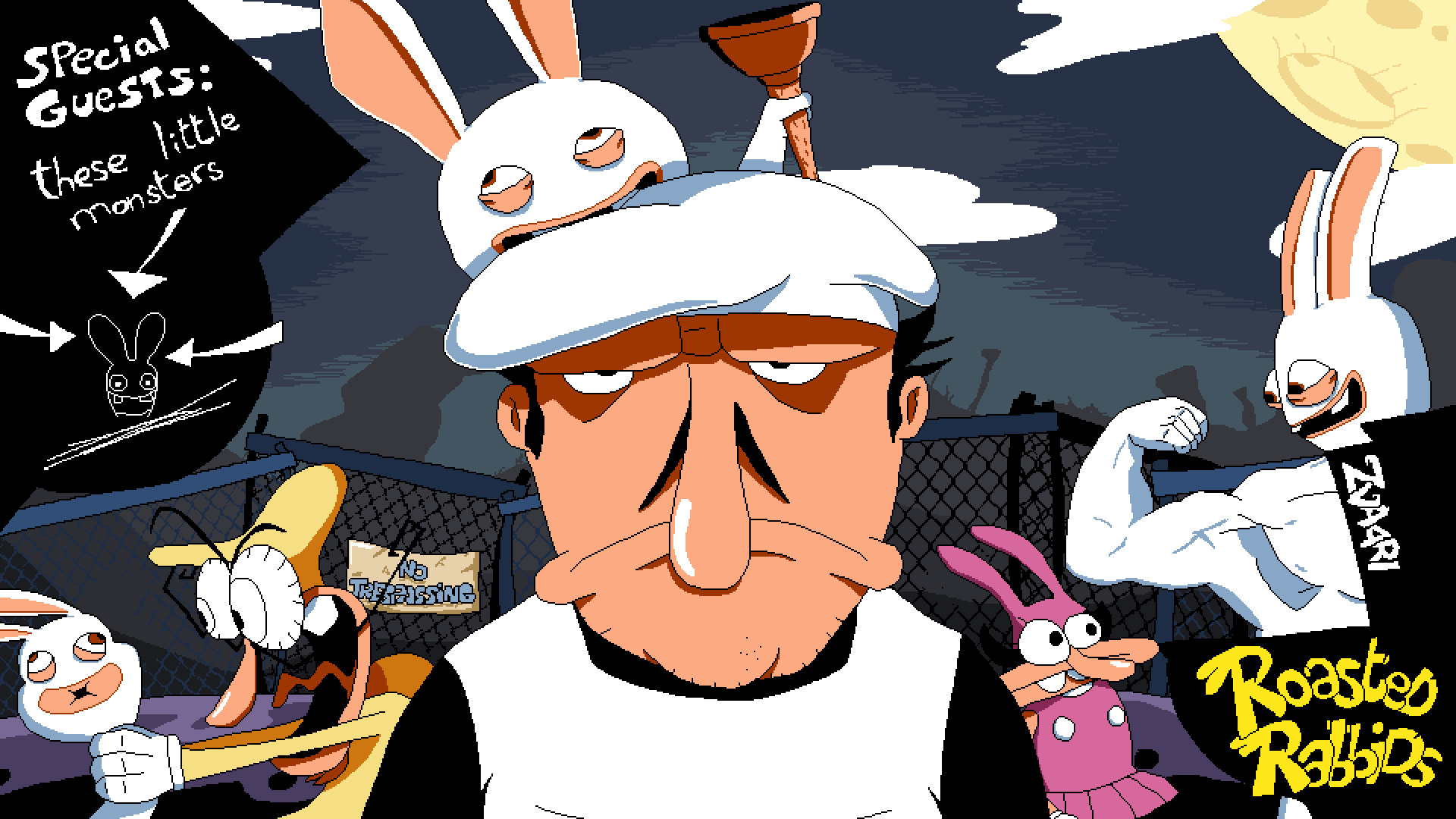 Roasted Rabbids | Pizza Tower 'Special Guest' Fanart | Know Your Meme