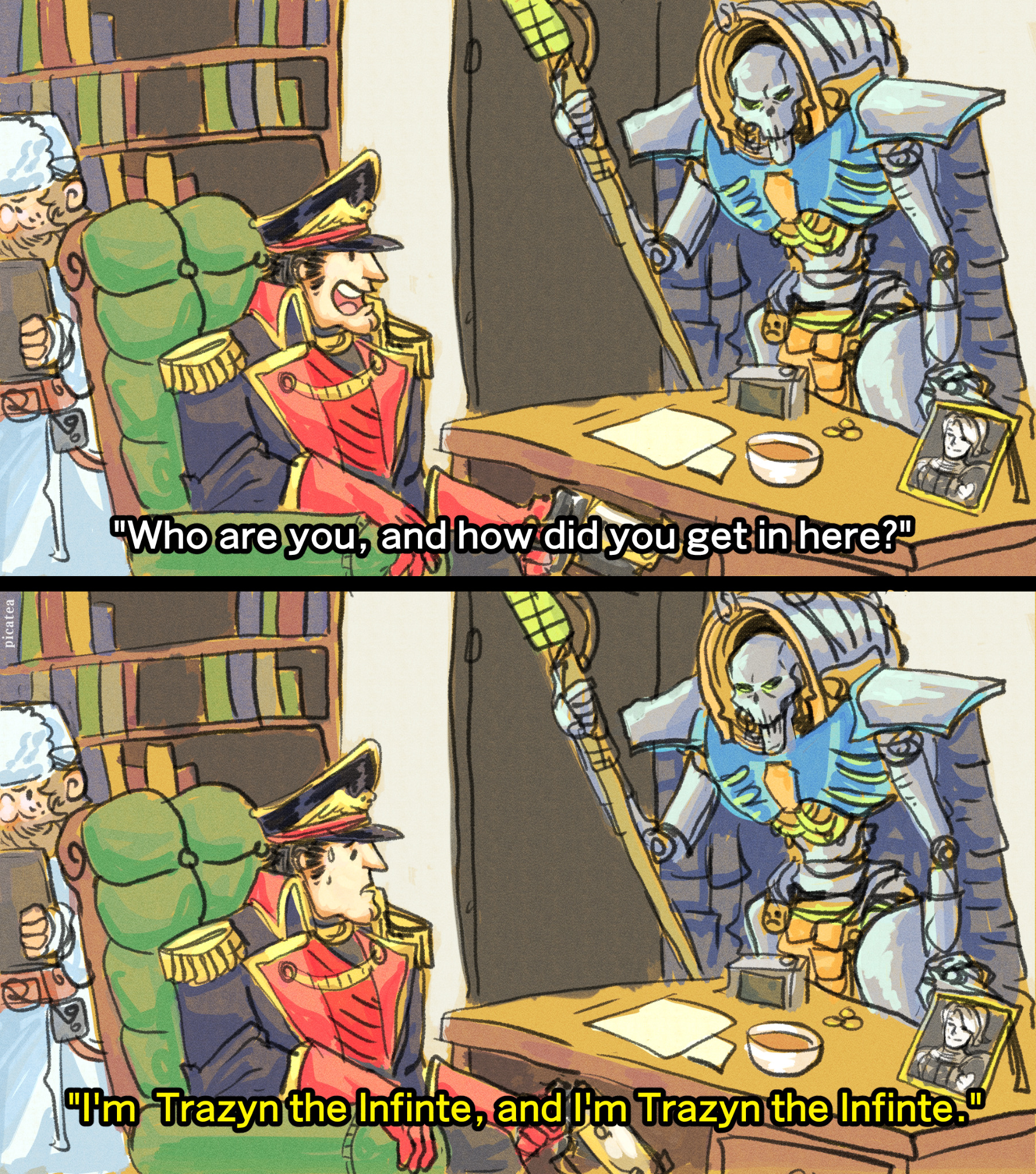 Cain And Trazyn Warhammer 40 000 Know Your Meme