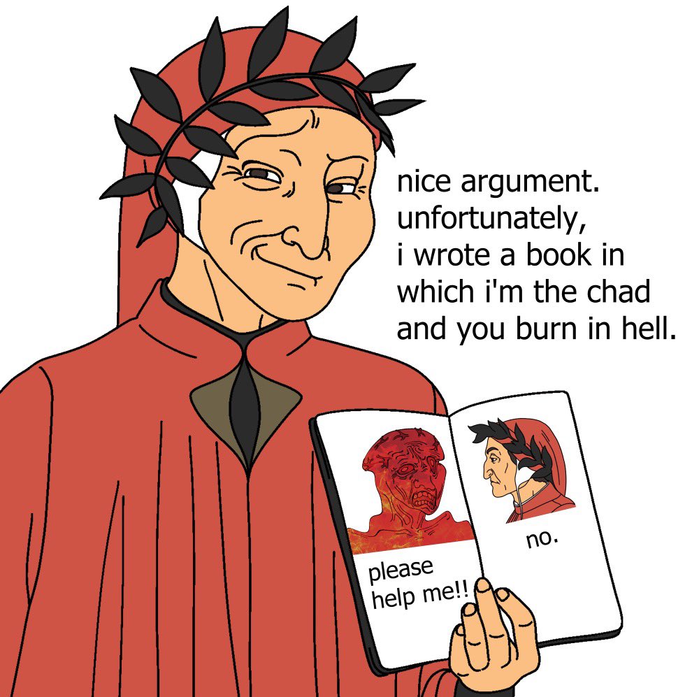 Nice Argument Unfortunately I Wrote A Book In Which I m The Chad And 