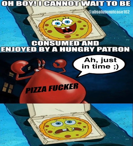 Pizza F Absolutenutcase162 s SpongeBob Comics Know Your Meme