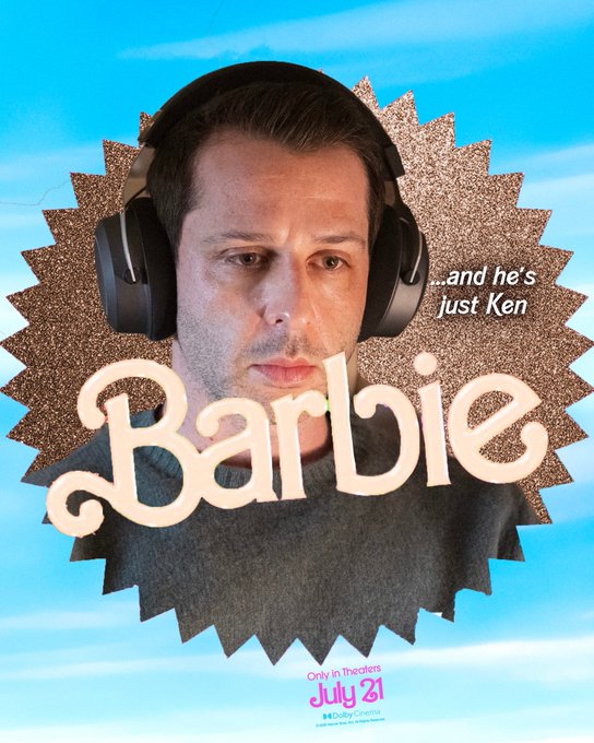Kendall Roy as Ken | Barbie Movie Poster Memes | Know Your Meme