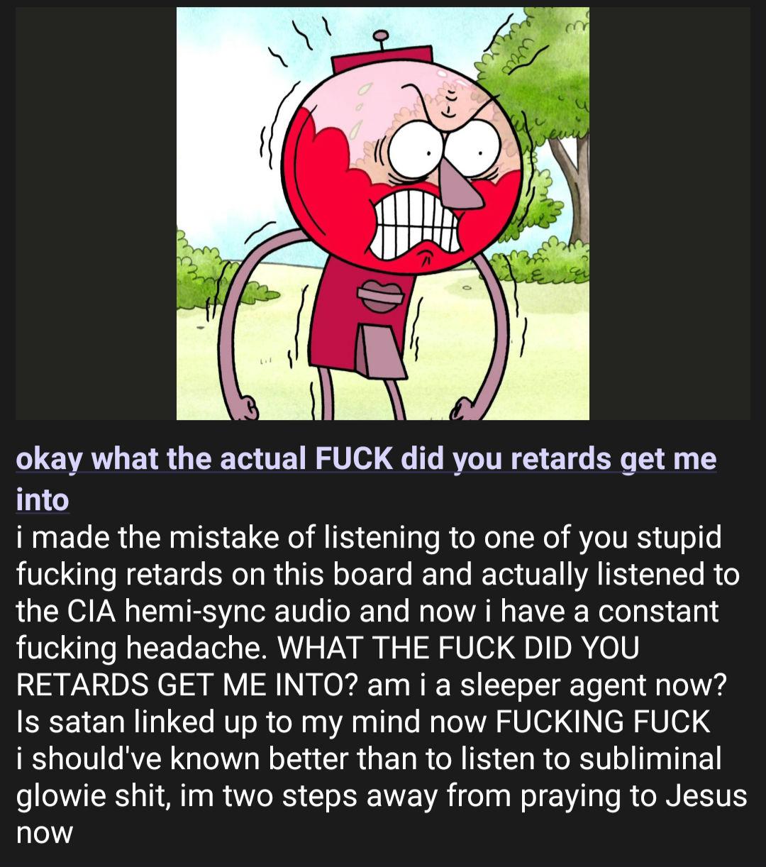 Anon Listens to the CIA Hemi-Sync Audio | 4chan | Know Your Meme