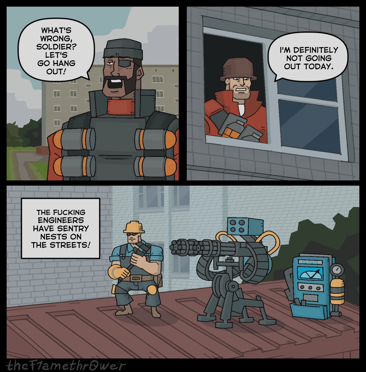 Blasted Engineers, thinking they own the streets | Team Fortress 2 ...