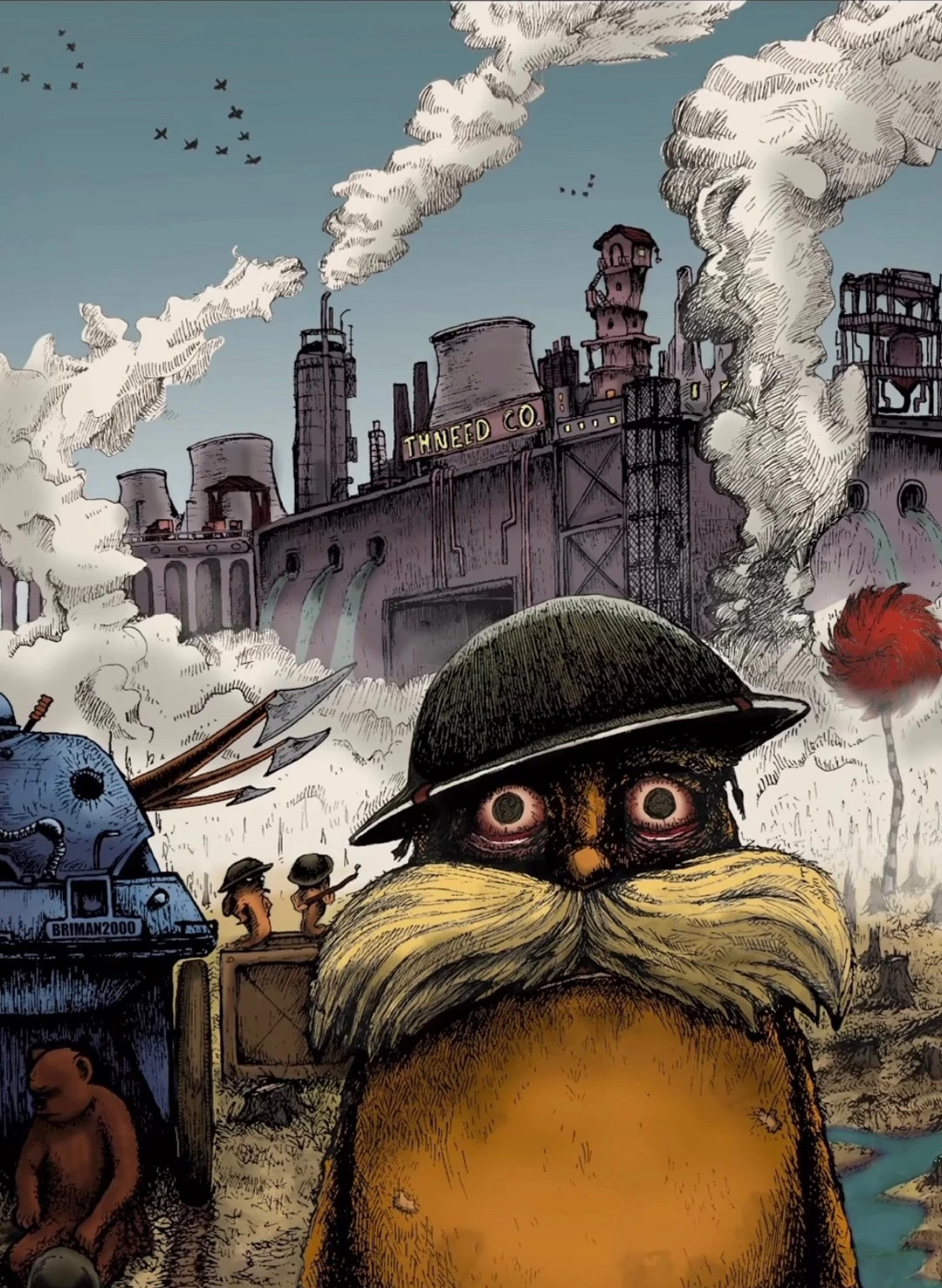 The Lorax Thousand Yard Stare The 2 000 Yard Stare Traumatized 