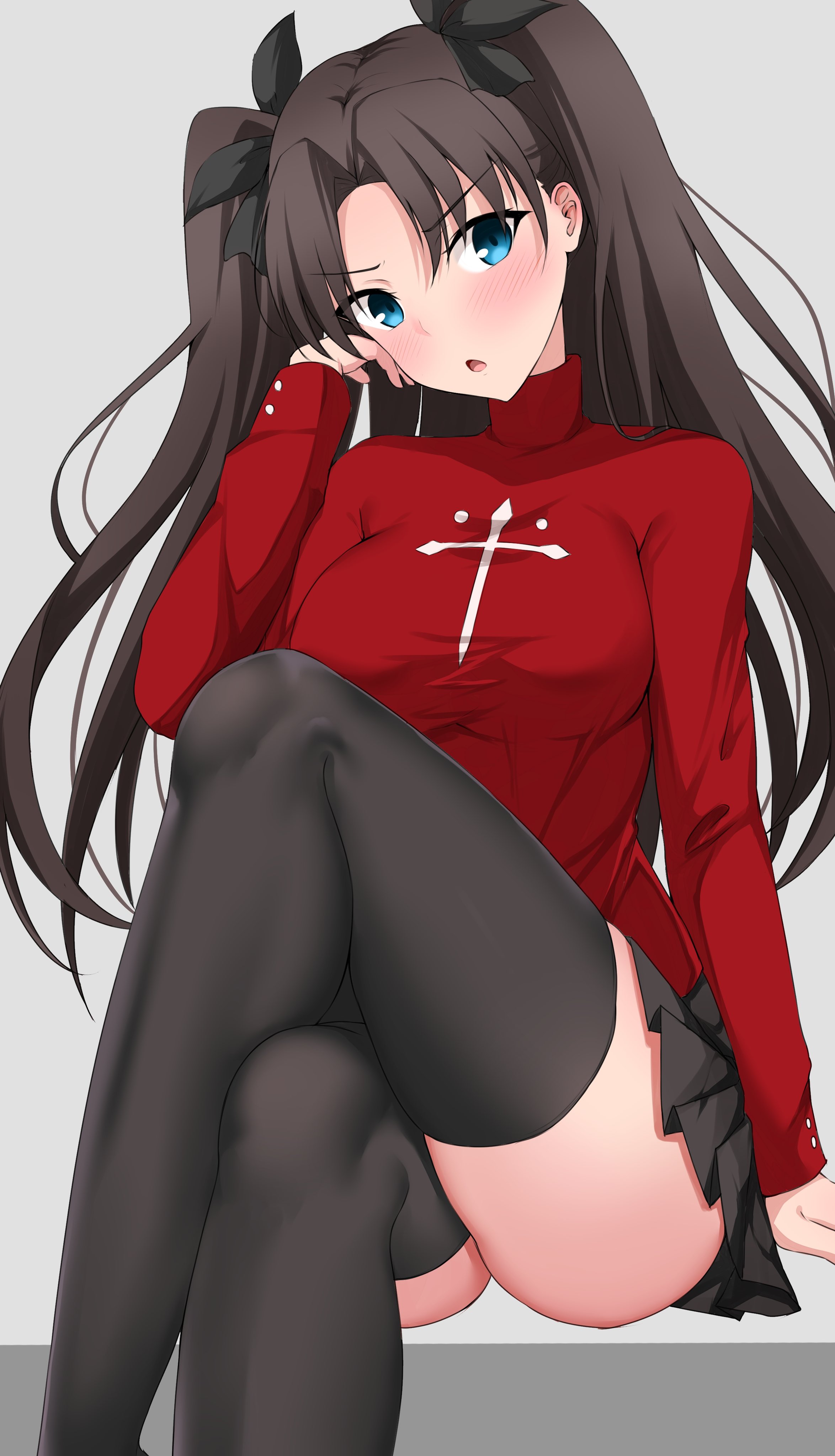 Rin Tohsaka by 桐缶 | Fate (Type-Moon) | Know Your Meme