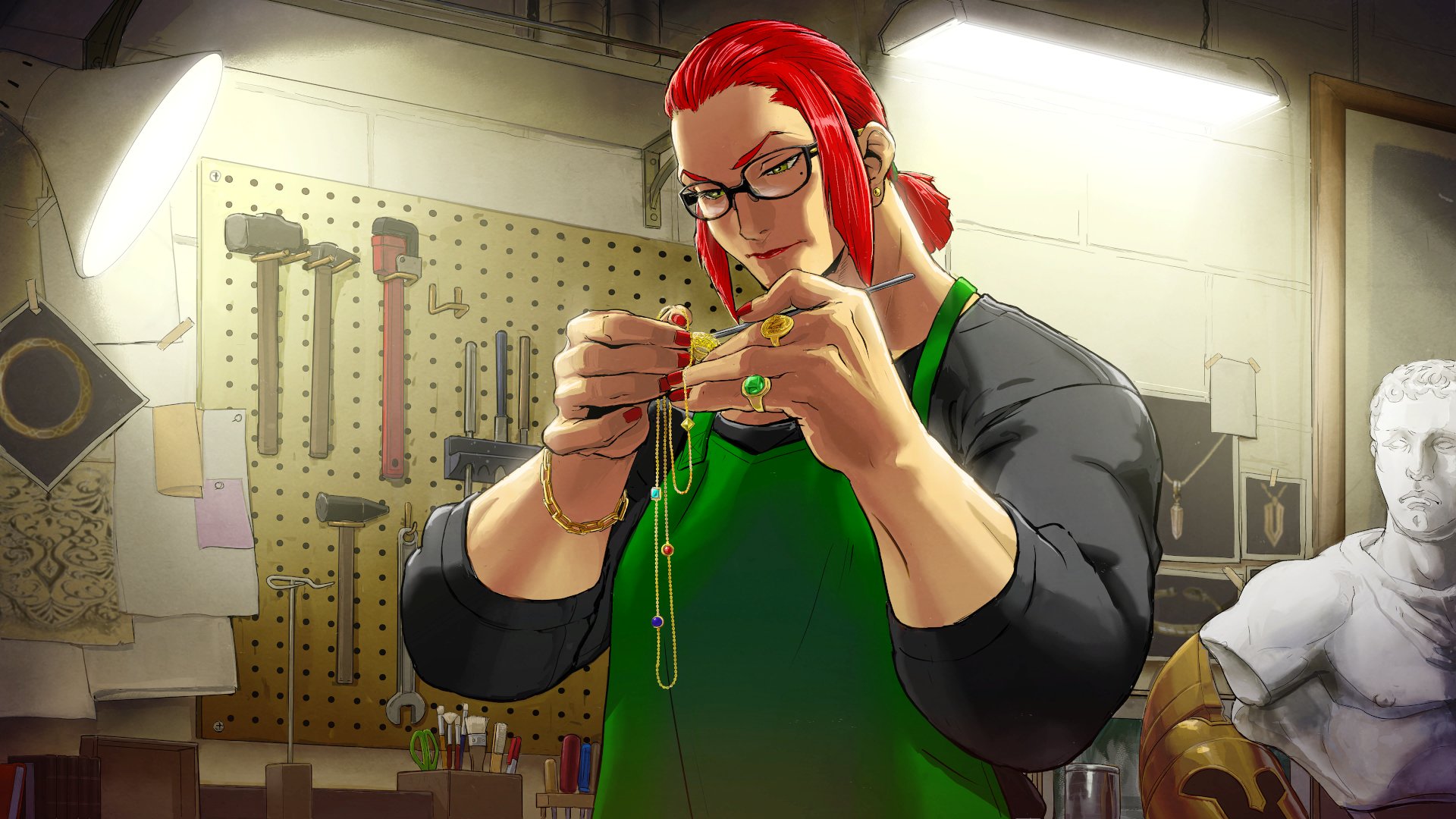 Marisa making jewelry | Street Fighter 6 | Know Your Meme