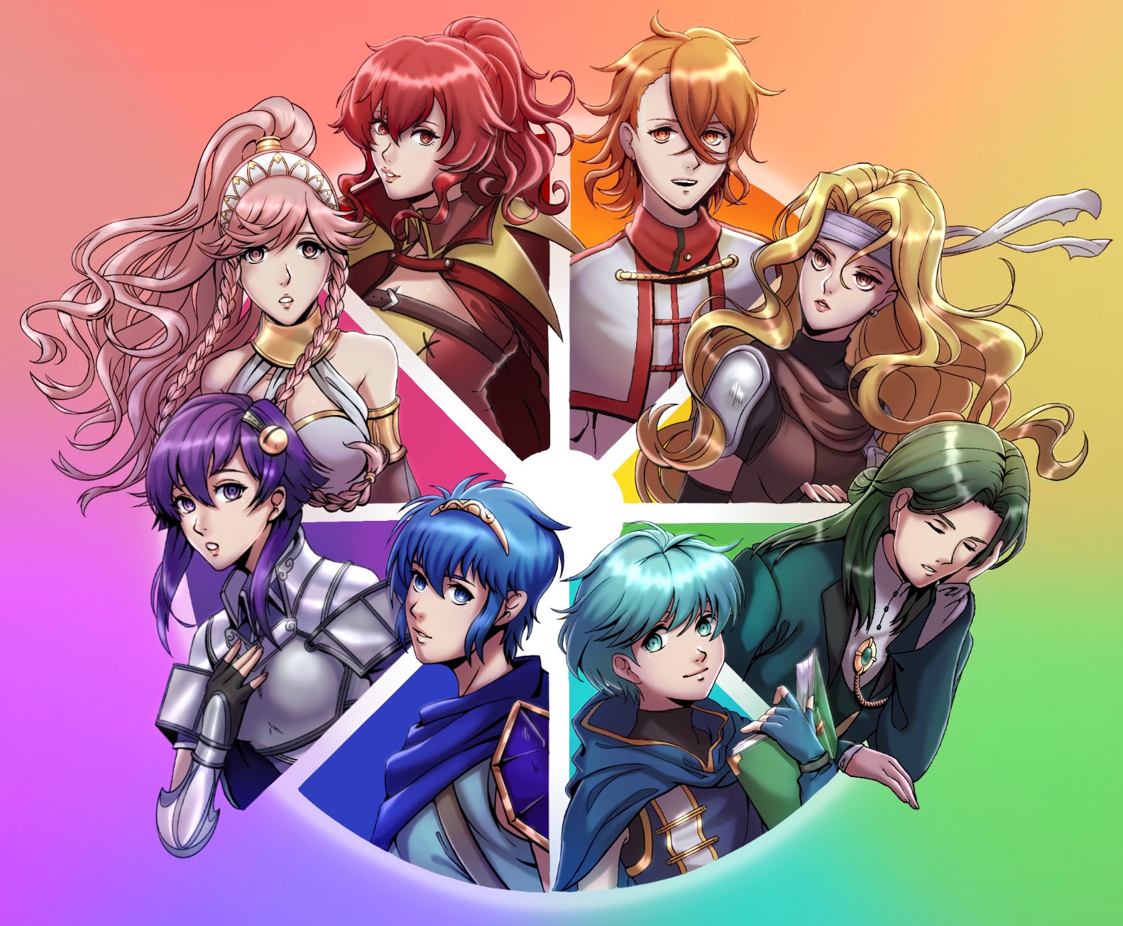 Fire Emblem Color Wheel Color Wheel Character Challenge Know Your Meme
