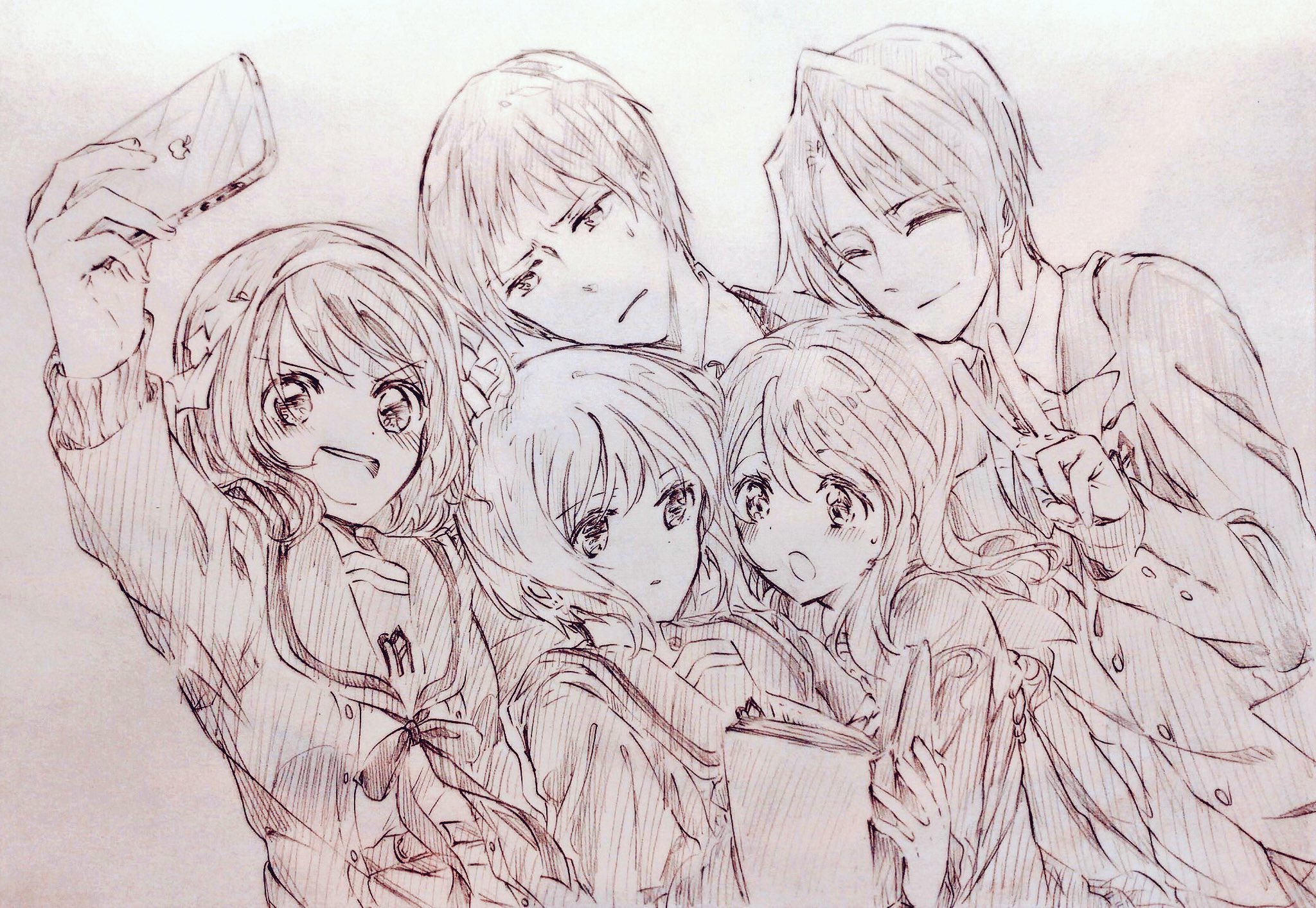 SOS Brigade Selfie by ゆるびし | The Melancholy of Haruhi Suzumiya | Know ...