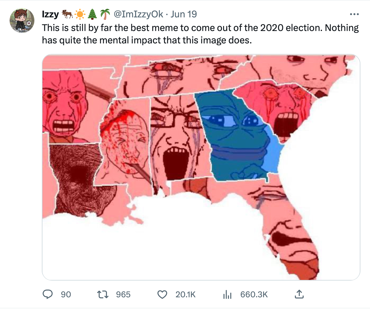 Georgia On My Mind Pepe | Know Your Meme