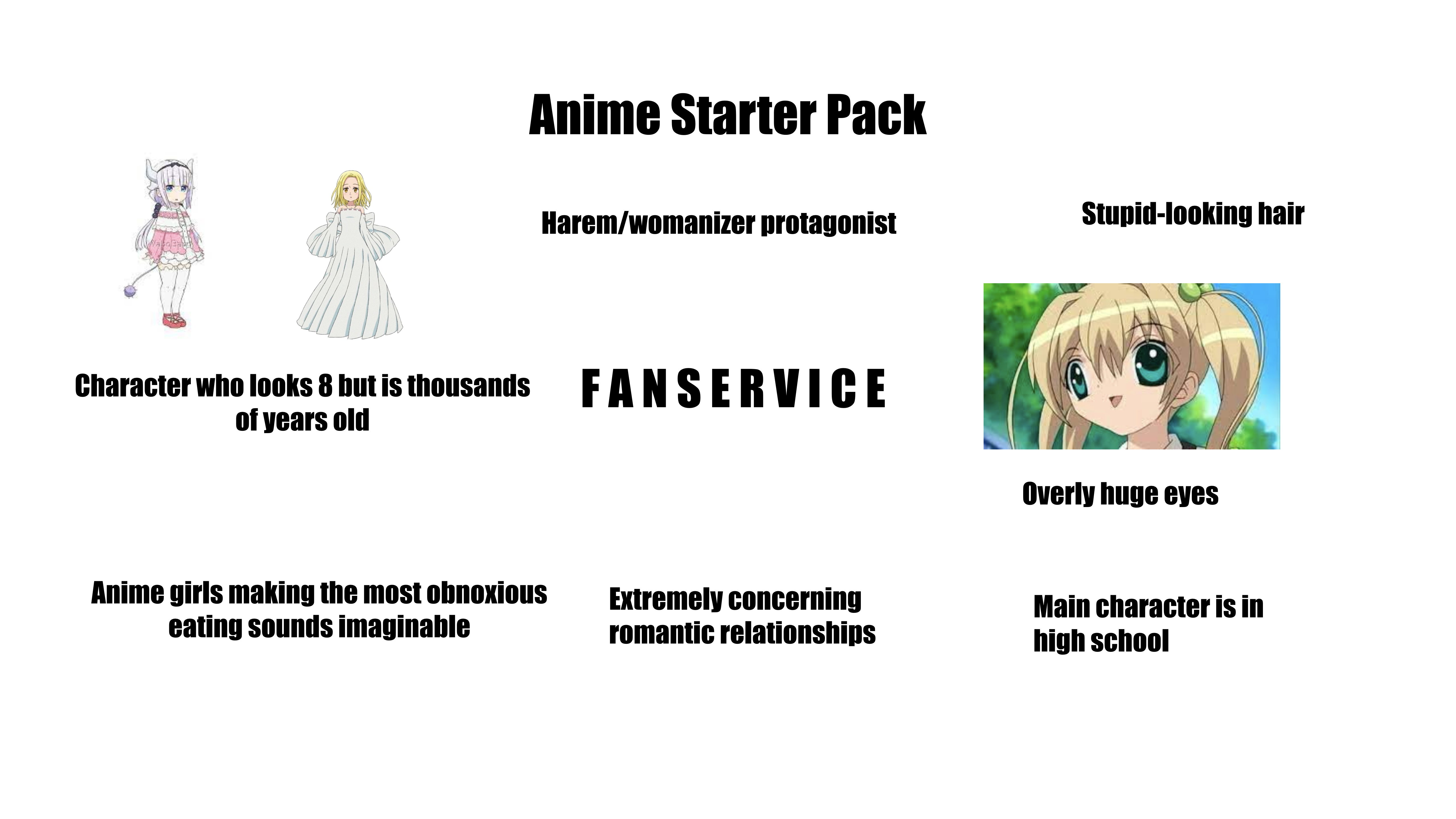 Anime Starter Pack r starterpacks Starter Packs Know Your Meme