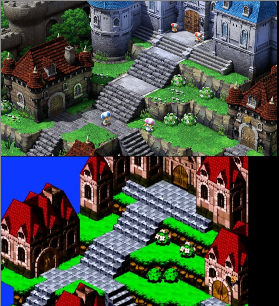 Super Mario RPG comparison shot. Some big changes | Know Your Meme