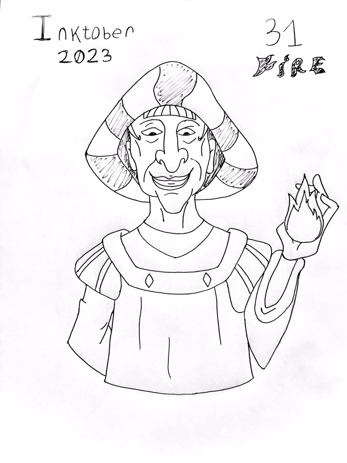 Inktober 2023 - Fire | Inktober | Know Your Meme