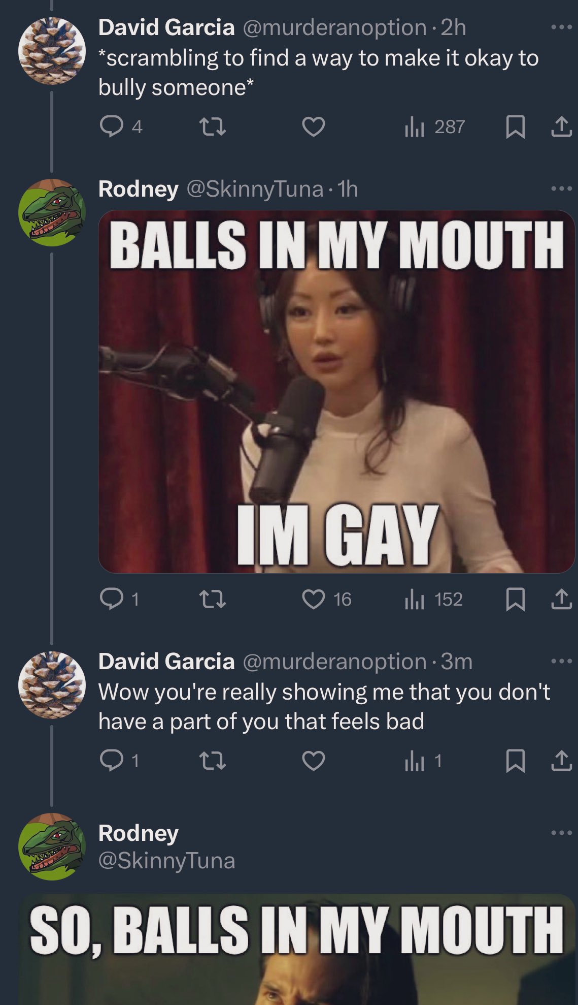 Get Balled Balls In My Mouth Im Gay Know Your Meme 1549