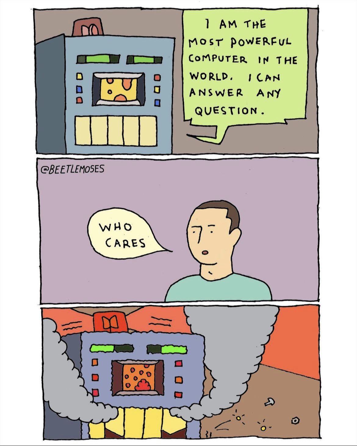 Who cares | Beetle Moses | Know Your Meme