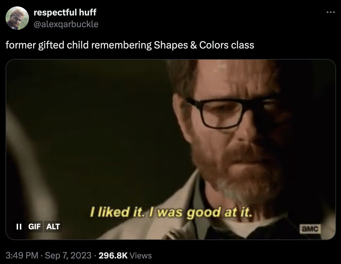 Former Gifted Child Know Your Meme