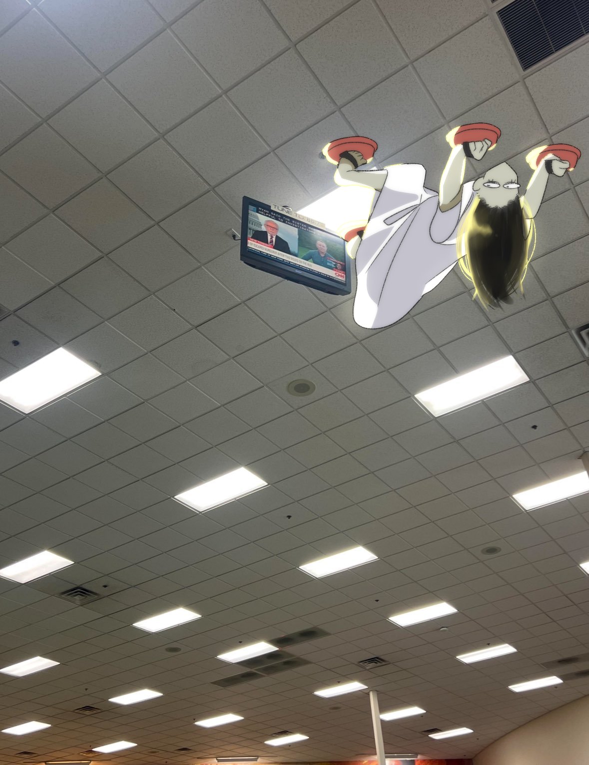 Mission impossible | Sadako Ceiling TV Redraws | Know Your Meme