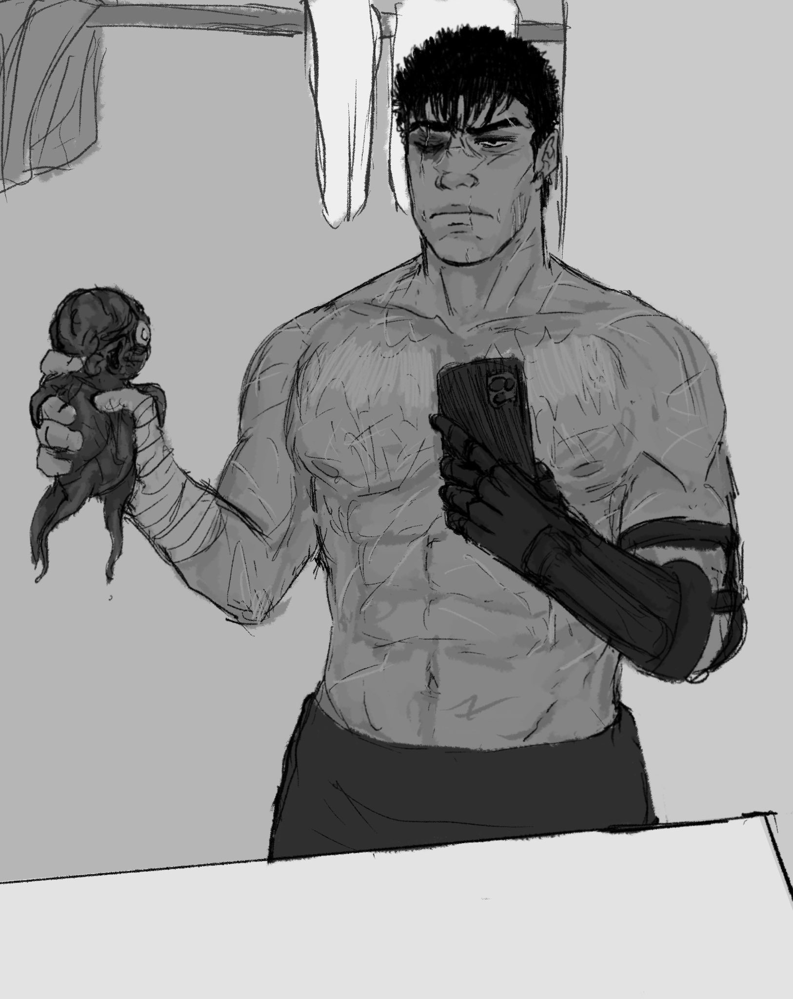 Guts and the Demon Child | Guys Holding Babies / "You Got 48 Hours to ...