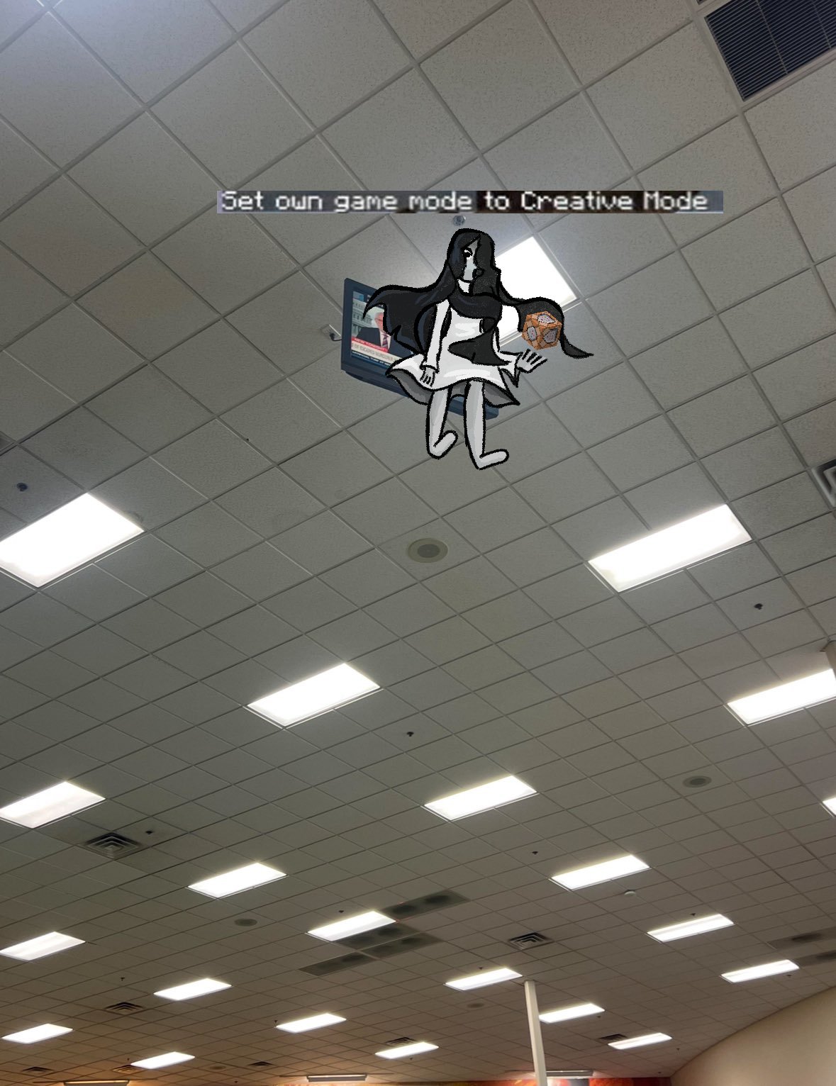 Sadako Ceiling TV Redraws | Know Your Meme