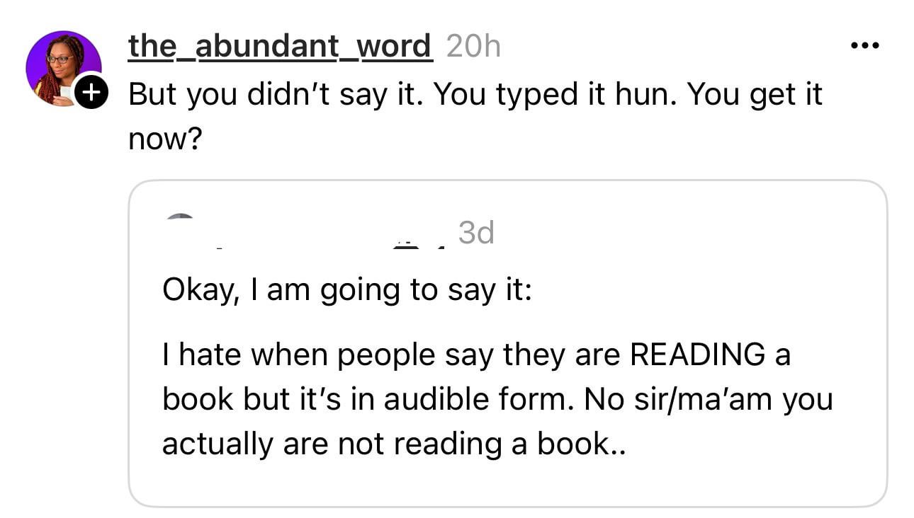 Gatekeeping reading over here | Know Your Meme