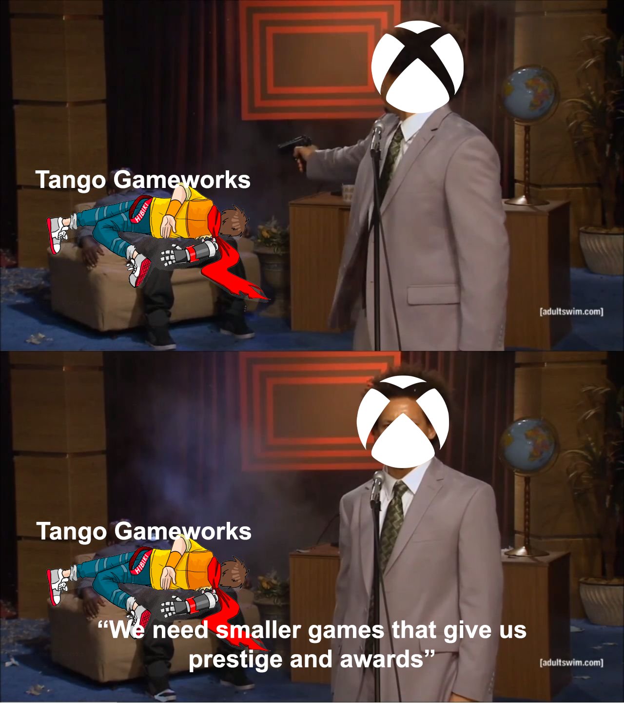 Xbox be like: | Hi-Fi Rush Studio Shutdown / Tango Gameworks Shutdown ...