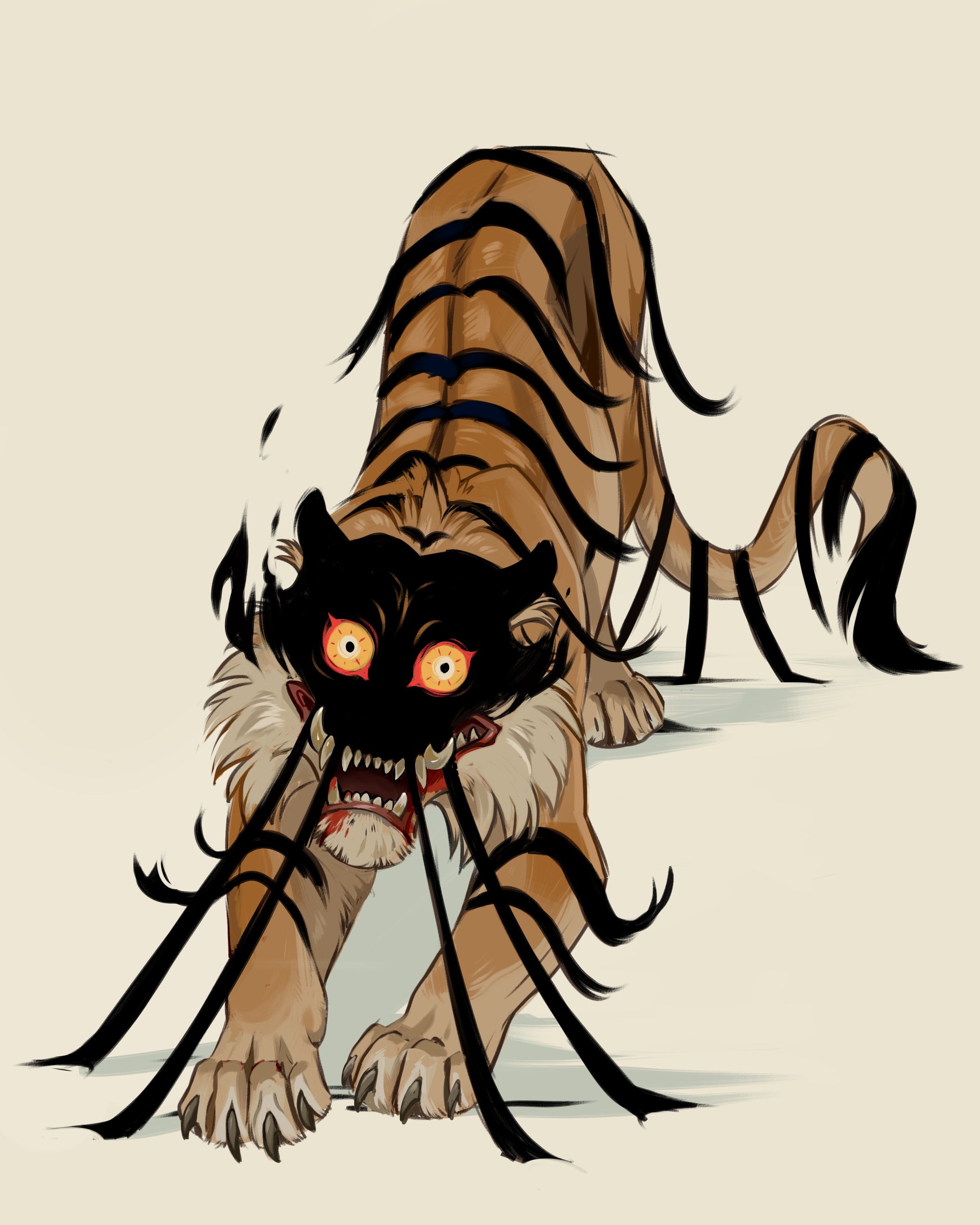 Artwork by @nali_draws | Govy's Dream Tiger | Know Your Meme