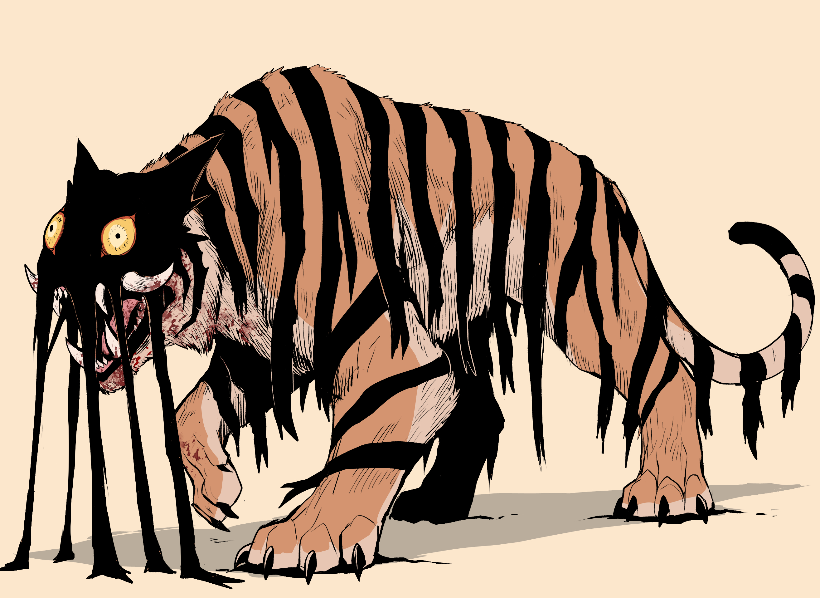 Artwork by @GeGeGek_ | Govy's Dream Tiger | Know Your Meme
