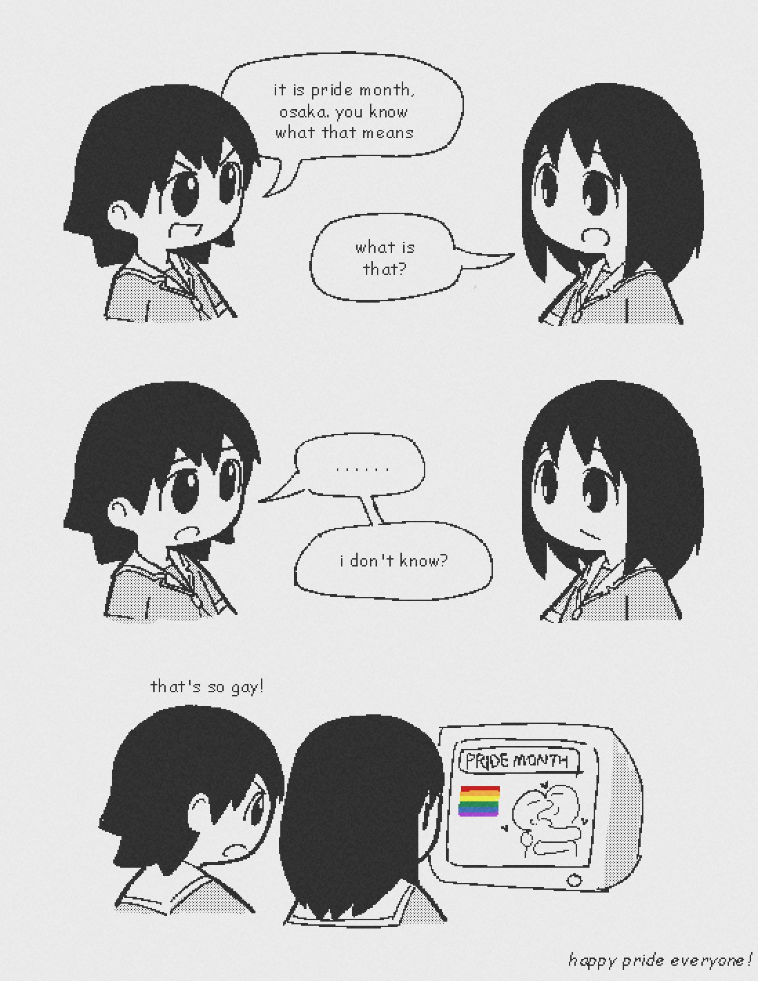 Pride Month is gay | Azumanga Daioh | Know Your Meme