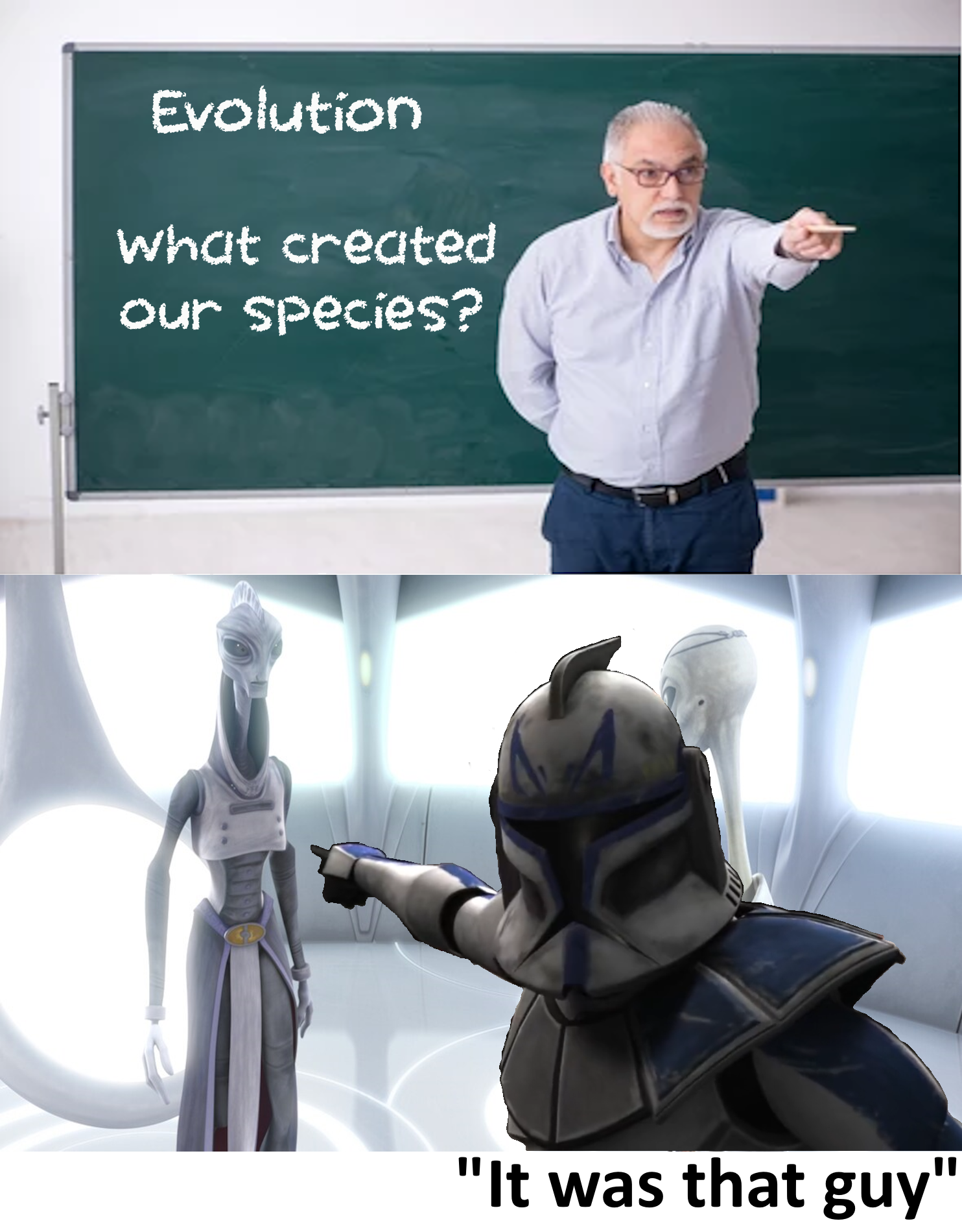 Would clones believe in evolution? Or are they more "intelligent design ...