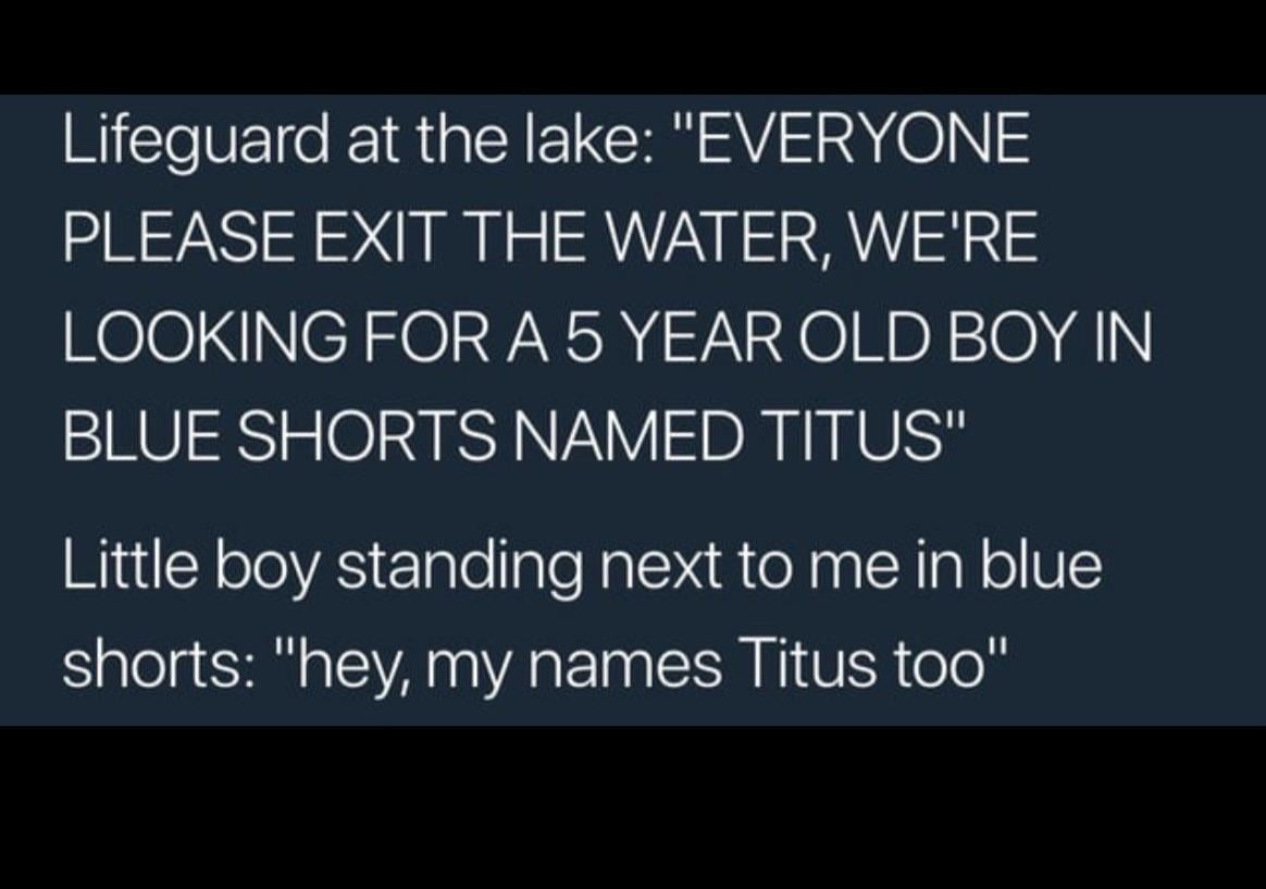 Come on Titus... | Know Your Meme