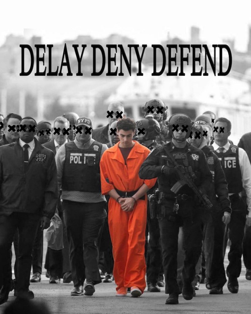 Delay Deny Defend | Luigi Mangione New York City Perp Walk | Know Your Meme