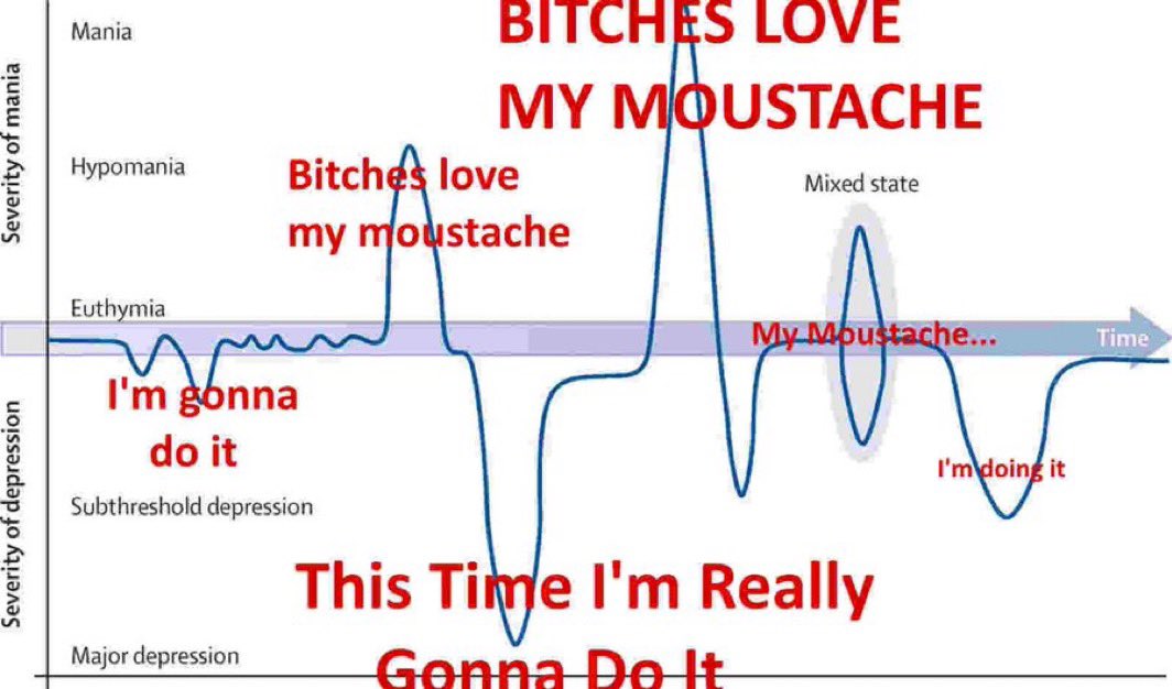 Bitches Love My Mustache / This Time I'm Really Gonna Do It: Image ...