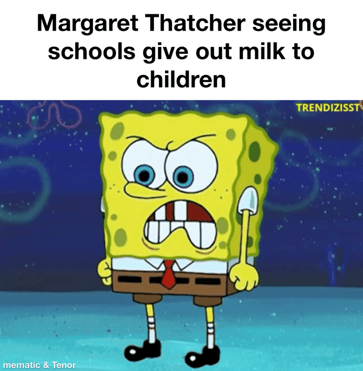 Thatcher milk snatcher | History Memes | Know Your Meme