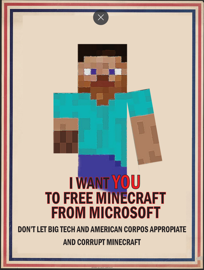 Minecraft Revolution against Microsoft | Know Your Meme