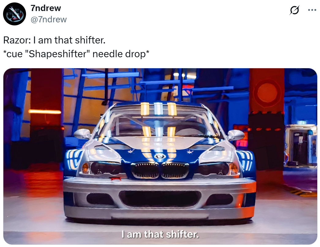 *cue "Shapeshifter" needle drop* | Know Your Meme