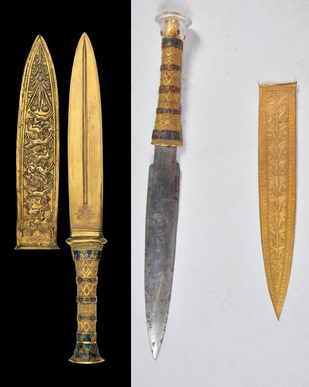 The dagger buried with Tutankhamun is not of this world... its blade is ...