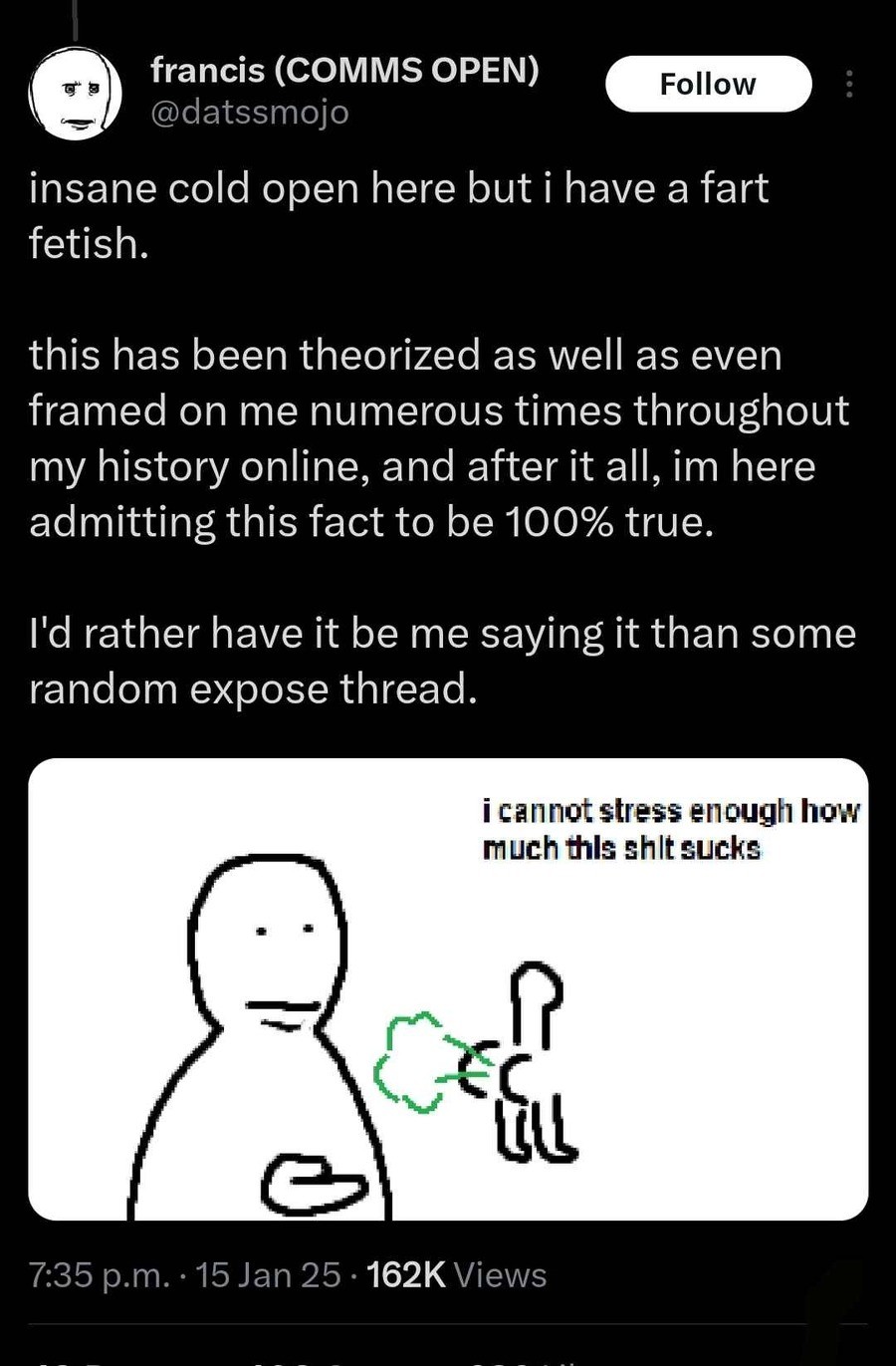 Original tweet | Fallenchungus Fart Fetish | Know Your Meme