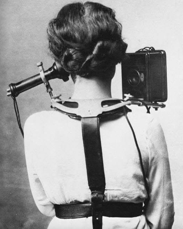 The first hands-free phone required the switchboard operator to put on ...
