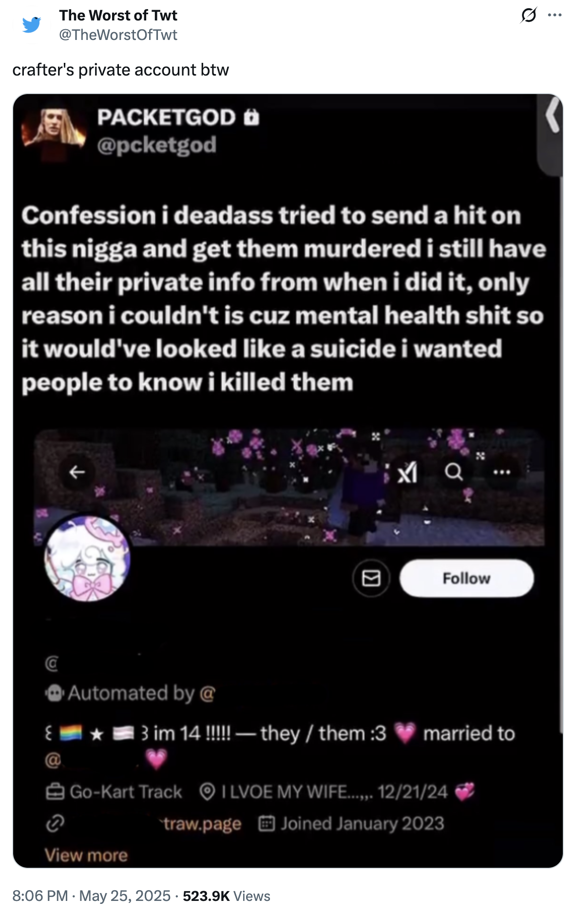 "Confession i deadass tried to send a hit on this n---- and get them ...