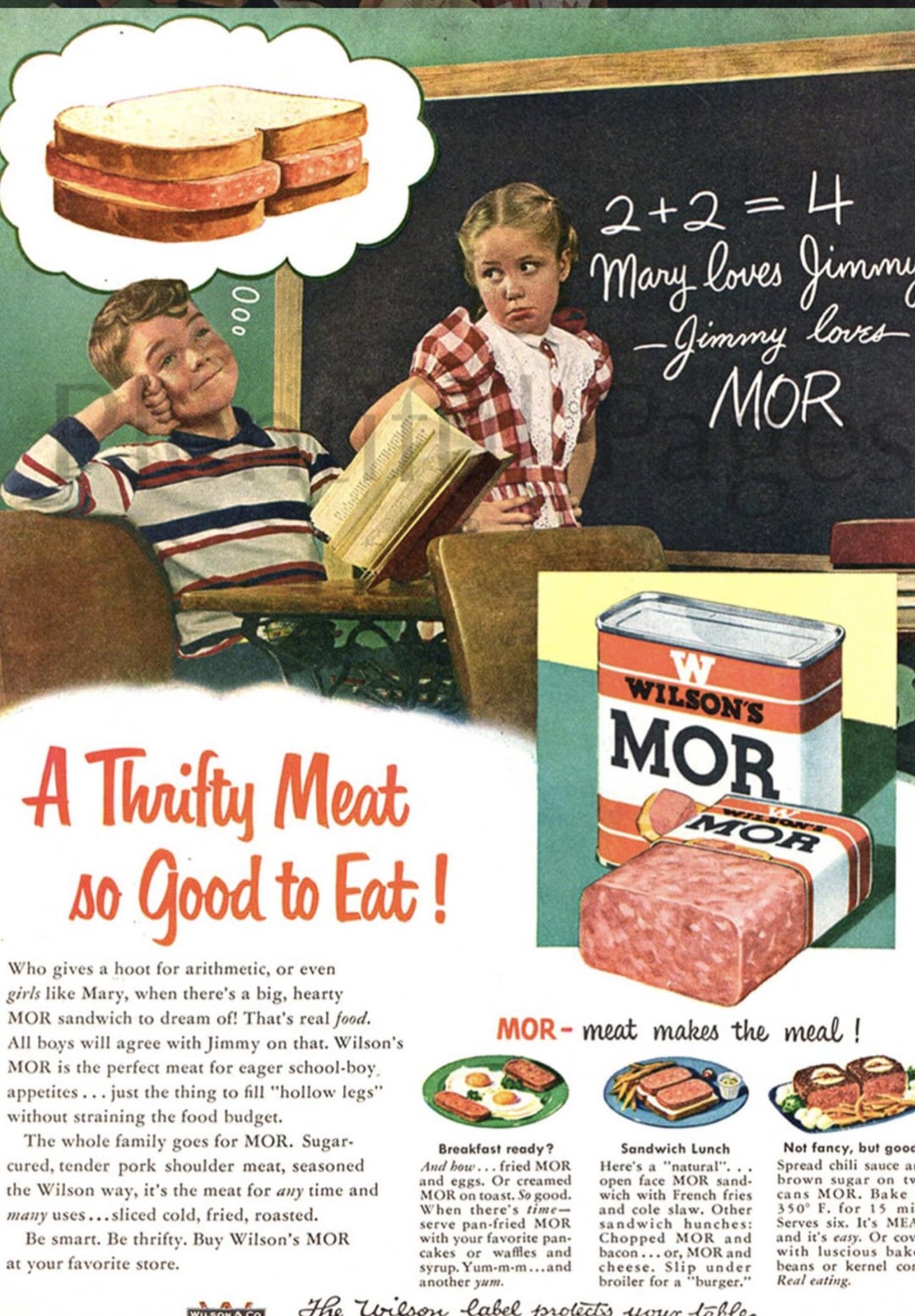 Mor Meat ad | History / Nostalgia | Know Your Meme
